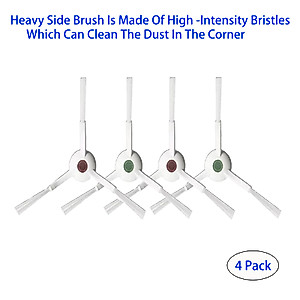 Deebot T20 Series Replacement Accessories for ECOVACS T20 Omni/MAX/PRO Plus Robot Vacuum 1 Main Brush 4 Side Brushes 2 Filter 4 Map Pads 2 Dust Bag Parts