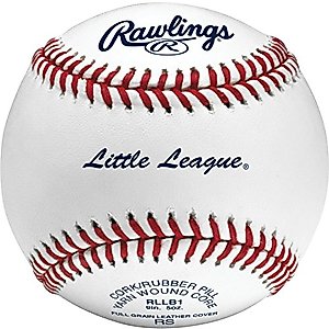 Rawlings | LITTLE LEAGUE Competition Grade Baseballs | RLLB1 | Youth/14U | Game/Practice Use | 12 Count