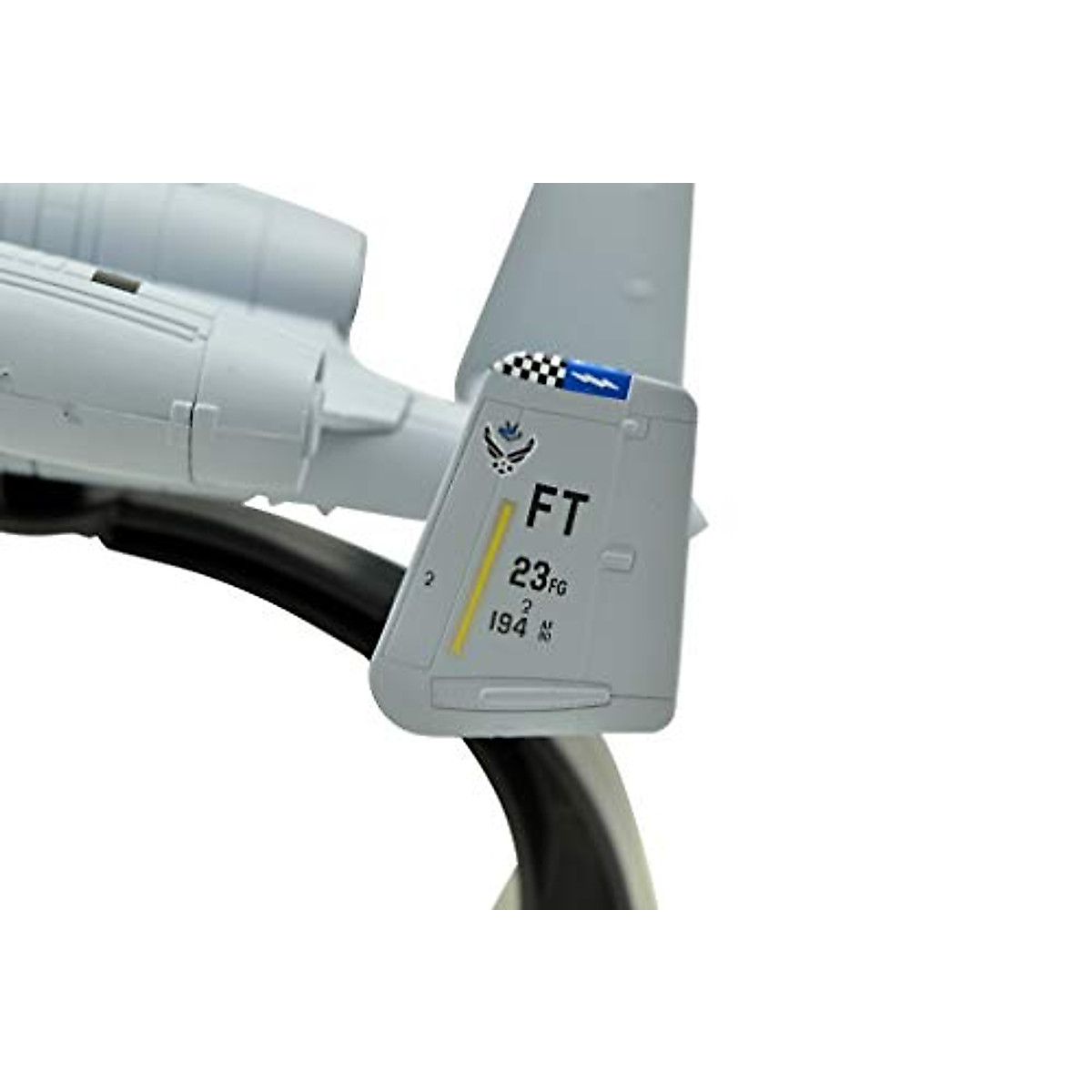TANG DYNASTY(TM) 1:100 A-10 Thunderbolt II Ground Attack Aircraft Metal Plane Model,US Air Force, Military Airplane Model,Diecast Plane,for Collecting and Gift (Conventional Coating)