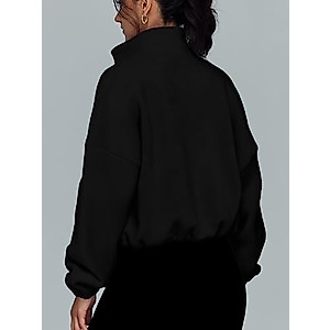 AUTOMET Womens Hoodies Fleece Bomber Jackets Oversized Sweatshirts Winter Sweaters Long Sleeve Fall Crop Coats Puffers Sherpa Trendy Fall Outfits Tops Fashion Clothes 2023