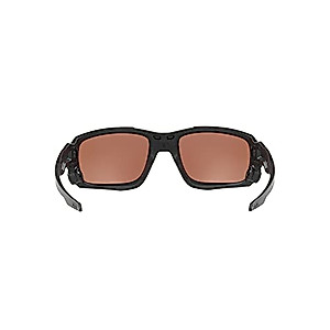 Oakley SI Men's OO9329 Ballistic Shocktube Rectangular Sunglasses, Matte Black/TR22, 61 mm