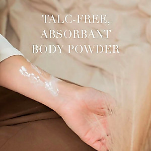 Tuscan Honey Scented Talc-Free Body Powder, Perfumed Dusting Powder, Camille Beckman, 3 Ounce