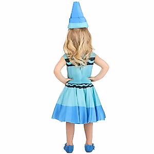 Fun Costumes Blue Crayola Crayon Toddler Costume Dress 2T