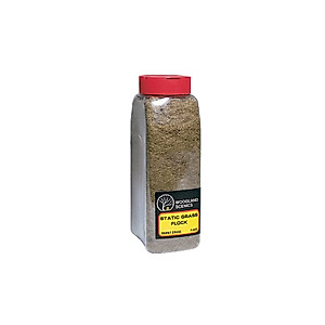 Woodland Scenics Static Grass Flock Shaker, Burnt Grass/50 cu. in.