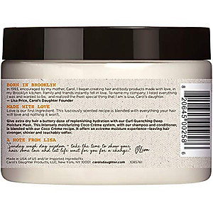 Carol's Daughter Coco Creme Hair Mask for Very Dry Hair with Coconut Oil and Mango Butter, 12 oz