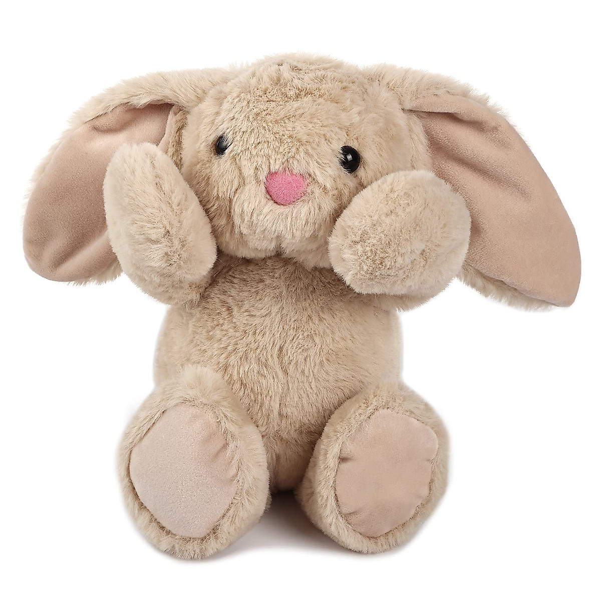 TCBunny Baby Bunny Bedtime Stuffed Animal Plush Easter Stuffers Toy Gifts 11" for Girls, Boys, Kids, Coco (Beige)