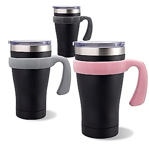 4 Pieces of 30oz Tumbler Handle in, Mug Grip Cup Holder, 30oz Ice Tyrant Cup Handle, Suitable for Snowman Tumbler, RTic (Old Version), Sic, Ozark Trail, Glacier, 30 Oz Cup Holder