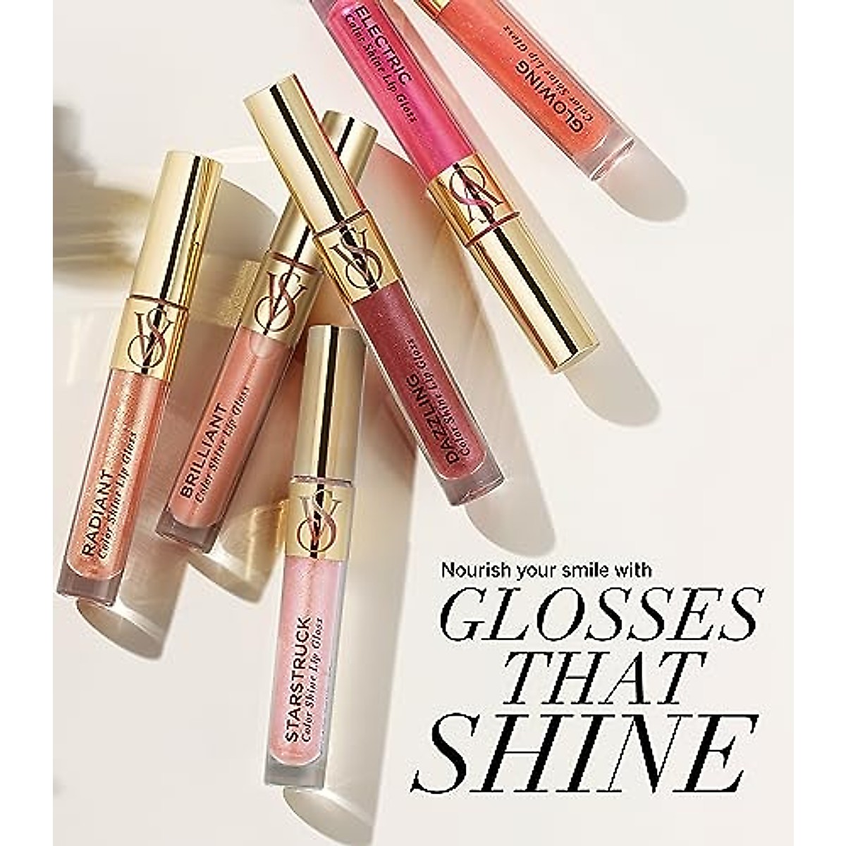 Victoria's Secret Color Shine Lip Gloss in Starstruck, Nourishing Lip Gloss for Women with Jojoba Oil & Vitamin E, Color Gloss
