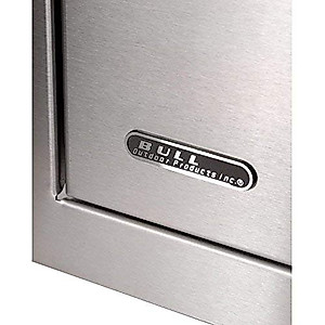 Bull Outdoor Products 89975 Stainless Steel Single Vertical Door