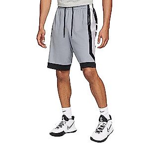 Nike Dri-FIT Elite Men's Basketball Shorts (Small, Cool Grey/Black/White)
