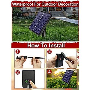 [ Solar Powered & 8 Modes ] 100 LED 39.3 Ft Christmas Lights Decoration Snowflake String Lights Timer Fairy Lights Bedroom Patio Garden Party Xmas Decor Home Indoor Outdoor Christmas Tree (Cool White)