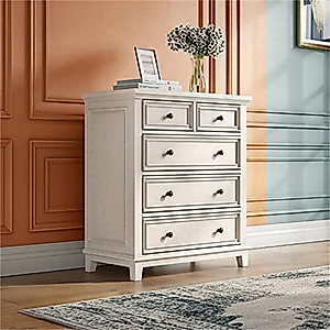 BYRCAL Chest of Drawers Solid Wood Drawers Living Room Storage Cabinets Modern Minimalist Drawers Bedroom Multi-Layer Drawer Storage Cabinets for Home