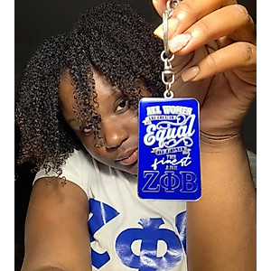 BBGreek Zeta Phi Beta Sorority Paraphernalia - Only The Finest - Keychain Gifts - Official licensed Vendor