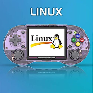 RG353PS Handheld Game Console Built-in 15000 Games, 16+64G 3.5-Inch Retro Video Gaming Console Arcade Emulator, Support WiFi Online Battle & Bluetooth Gamepad, Linux System, RK3566