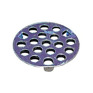 LASCO 03-1331 1-5/8-Inch Chrome Plated Flat Three Prong Strainer