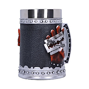 Nemesis Now Judas Priest British Steel Album Tankard Mug, 1 Count (Pack of 1), Black