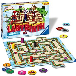 Ravensburger - Spidey and His Amazing Friends Labyrinth Junior Game | Engaging Brain Teaser for Kids | Interactive Puzzle Game | Ideal Gift for Boys and Girls Aged 4+