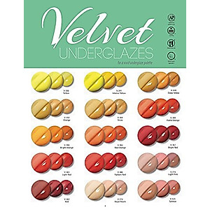 Amaco Lead-Free Velvet Underglaze - Avocado, 16 oz