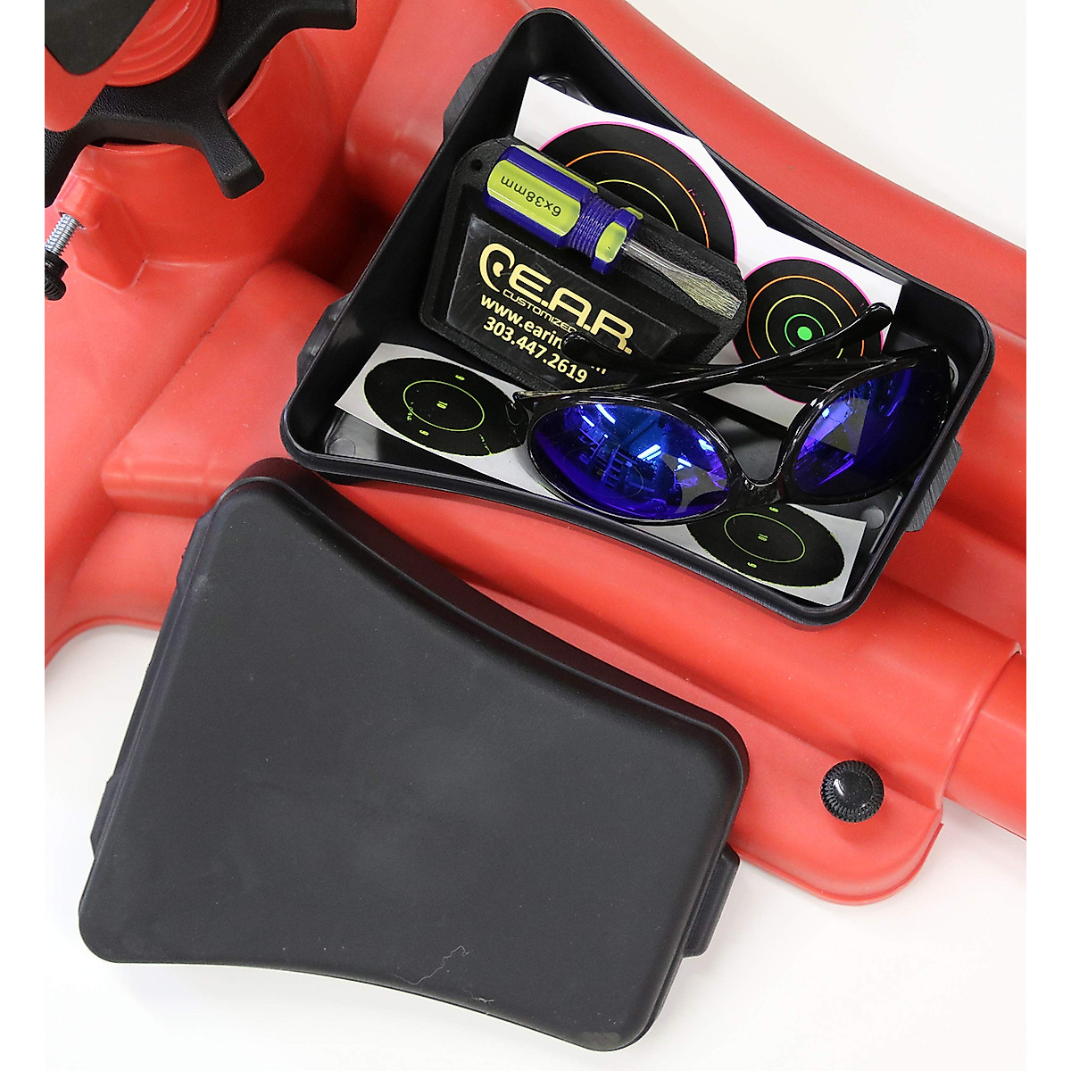 MTM K-Zone Shooting Rest KSR-30 Rifle Pistol Handgun Shooters Rest for Ranges Red