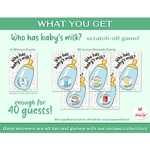 Party Hearty Baby Shower Games for Boy, 40 Emoji Scratch Off Lottery Tickets, Baby Games Ideas, Scratch Off Game, Blue