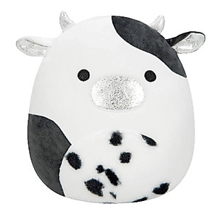 Squishmallow Official Kellytoy Plush Farm Squad Squishy Soft Plush Toy Animals (Ulga Cow, 12 Inch)