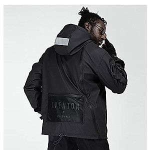 Aelfric Eden Streetwear Windbreaker Jackets Streetwear Multi Pockets Patchwork Hip Hop Cyberpunk Techwear Harajuku Coat