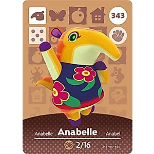 Anabelle - Nintendo Animal Crossing Happy Home Designer Series 4 Amiibo Card - 343