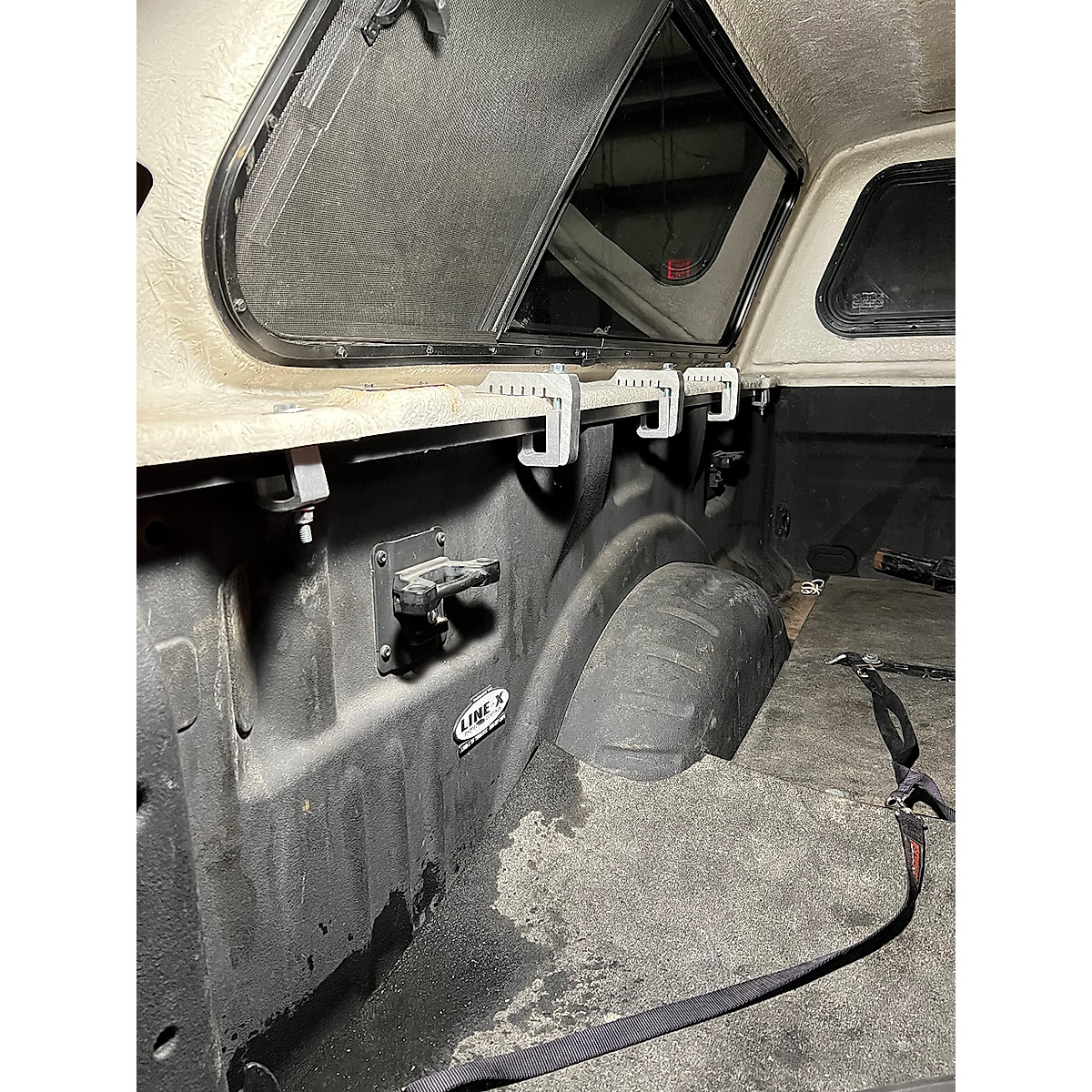 GCi STRONGER BY DESIGN G-991 Clamps for Ford Super Duty Trucks (Set of 6). Made in USA with 6000 Series Structural Aluminum to Ensure Quality and Strength. For Mounting Caps, Camper Shells, Toppers.