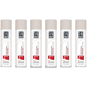 Salon Grafix Hairspray Freezing Mega Hold 10 Ounce (295ml) (6 Pack)