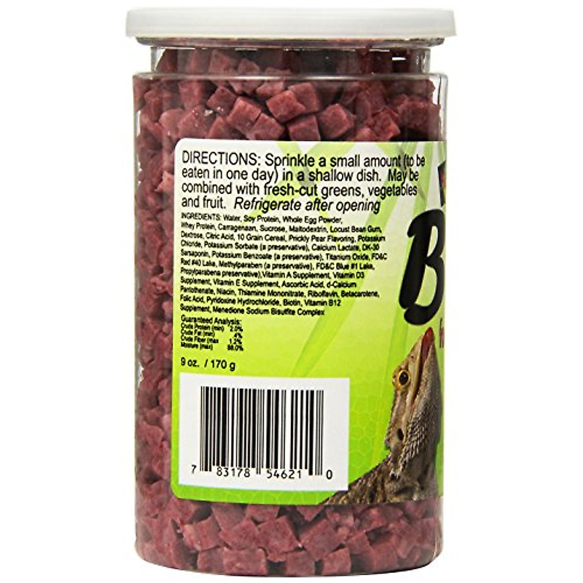 Nature Zone Snz54621 Bearded Dragon Bites Soft Moist Food, 9-Ounce