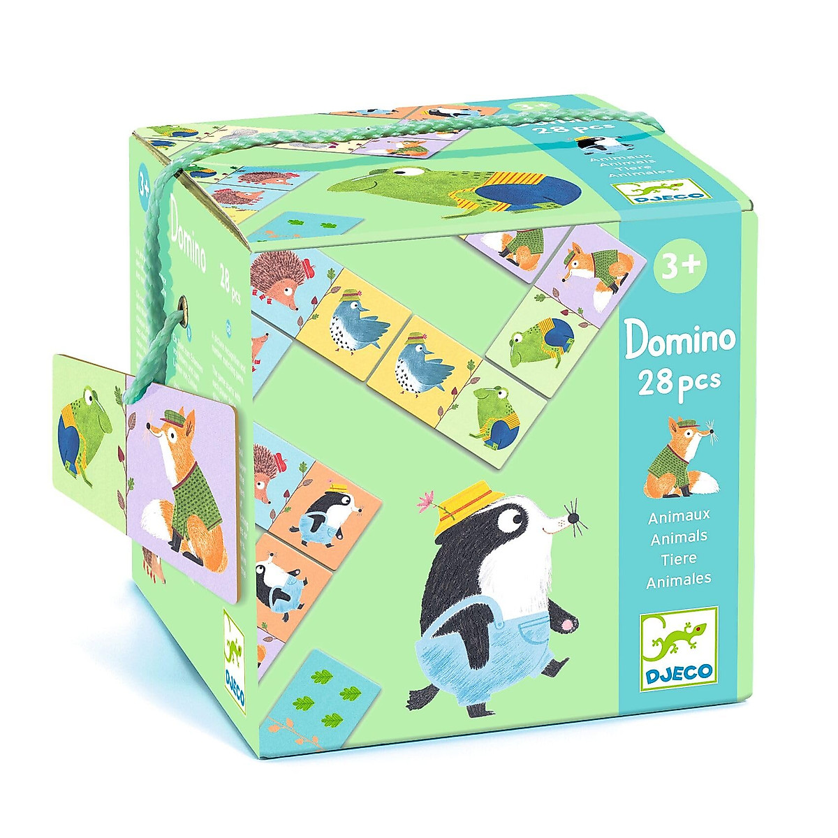 DJECO Animals Domino My Frist Game, Multicolor