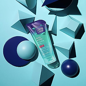 Clean & Clear Oil-Free Deep Action Exfoliating Facial Scrub, Cooling Daily Face Wash With Exfoliating Beads for Smooth Skin, Cleanses Deep Down to the Pores to Remove Dirt, Oil & Makeup, 7 oz