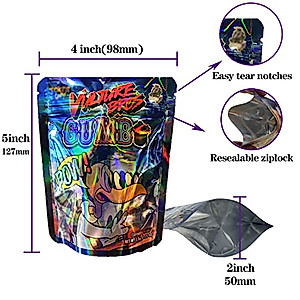 Fantasy Night 100 Pack JS-UP Gumbo Bags, Size 5 x 4 inches