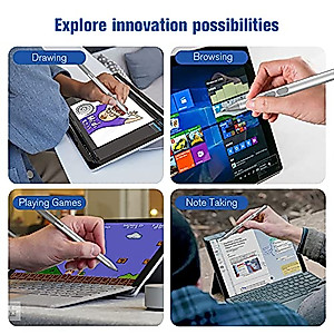 Pen Stylus for Surface Pro 9/8/X/7+/6/5/4/3/Surface 3, Surface Go 3/2/1, Surface Laptop/Studio/Book 4/3/2/1 with Palm Rejection, 1024 Levels Pressure, 2500h Working Hours