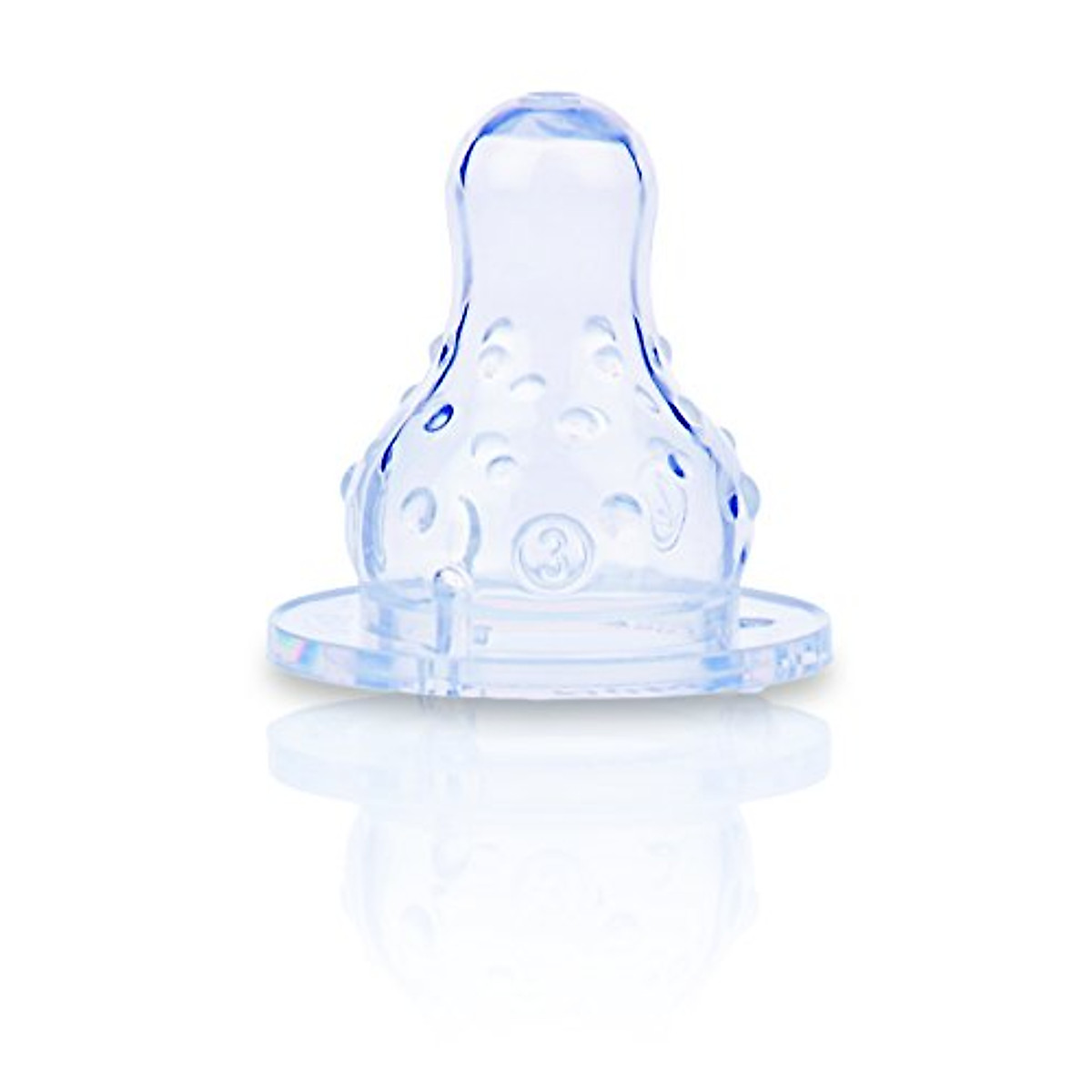 Nuby 2-Pack Three Flow Standard Neck Nipples
