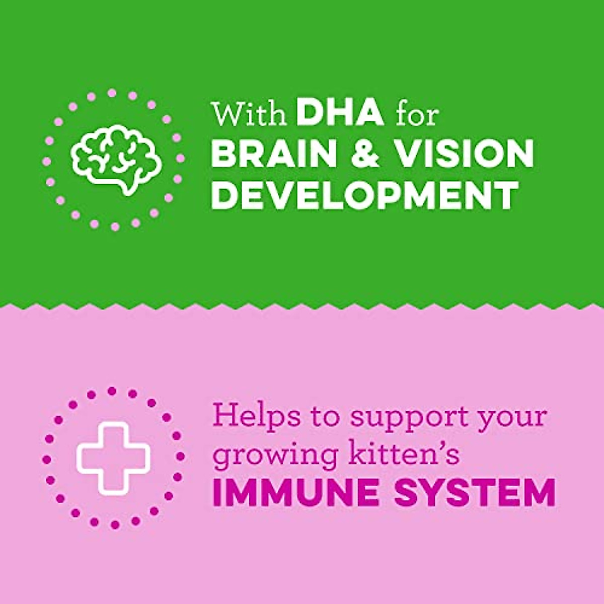 FELINE GREENIES SMARTBITES Healthy Kitten Treats, Crunchy and Soft Natural Cat Treats, Chicken Flavor, 16 oz Tub