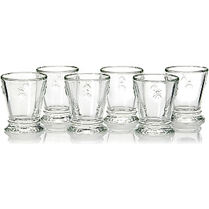 La Rochere Set Of 6, 2-ounce Napoleon Bee Egg Cups/Shot Glasses