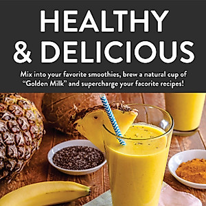 FGO Organic Turmeric Powder w/Curcumin, 100% Raw from India, 16oz, Packaging May Vary (Pack of 1)