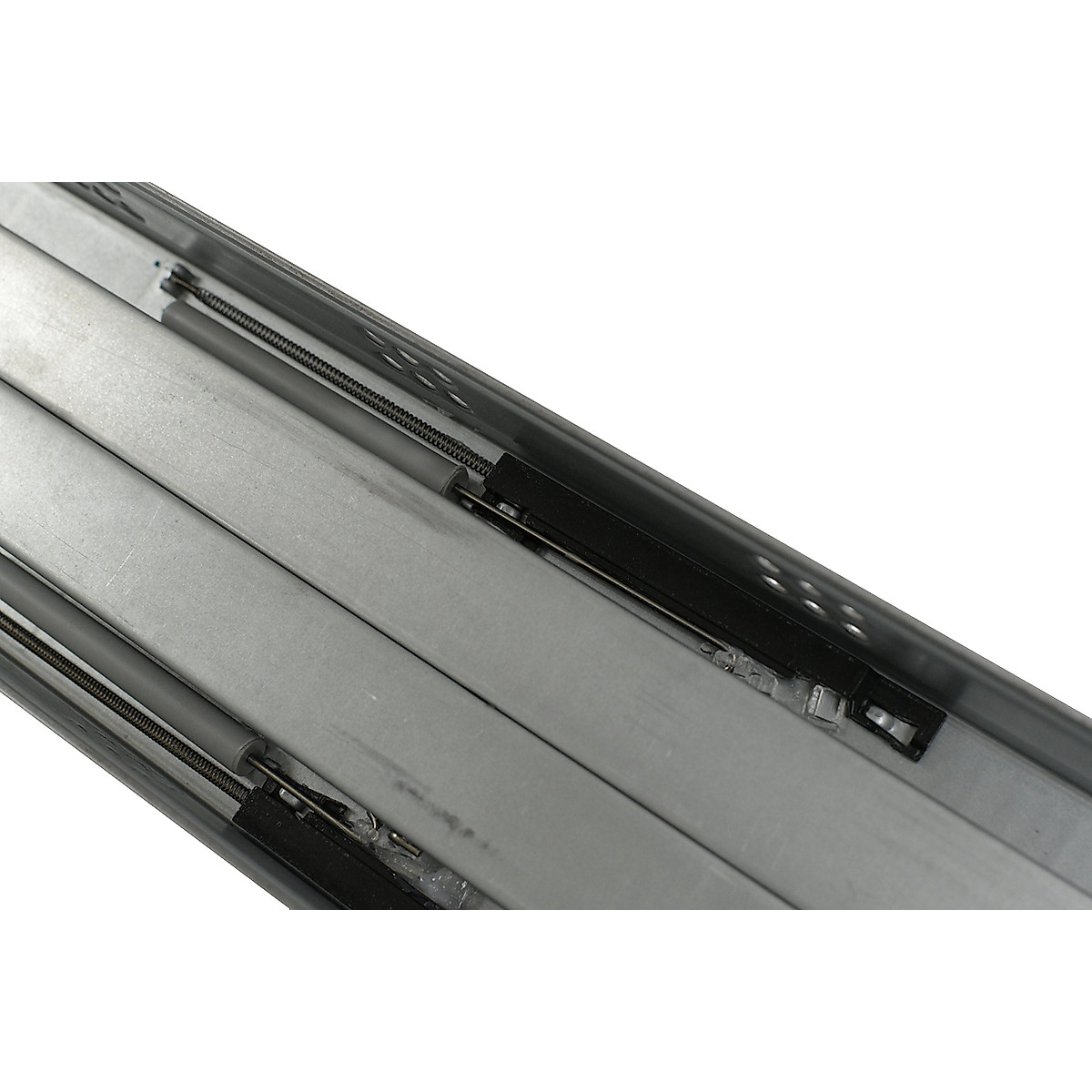 Silverline SFUS - 21" Undermount Drawer Slide 75 lb Soft Closing Full Extension Cabinet Hardware 6 Pairs+ 6 Pairs Zinc Triggers