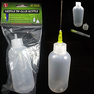 2 Needle Tip Bottle Liquid Flux Dispenser Oil Solvent Applicator Dropper 0.7 Oz