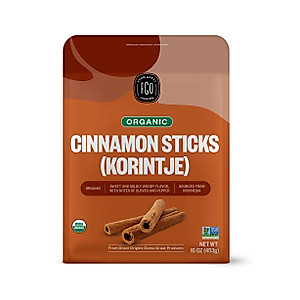 FGO Organic Korintje Cinnamon Sticks, 100% Raw from Indonesia, 100+ Sticks 2 3/4" Packaging May Vary (Pack of 1)
