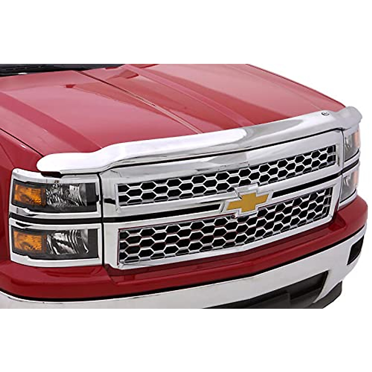 Auto Ventshade [AVS] Hood/Bug Shield for 2007 - 2013 Toyota Tundra, 2008 - 2020 Sequoia | Medium Profile - Chrome, 1 pc. | 680544