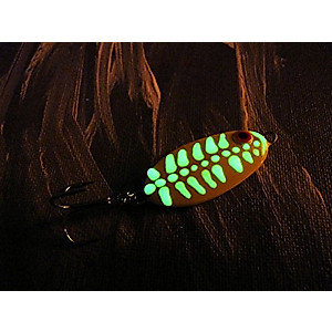 Glow-On Original, Original White Day Color and Green Glow. Gun Night Sights Paint, Small 2.3 ml vial. Concentrated Bright, Long Lasting Glow.