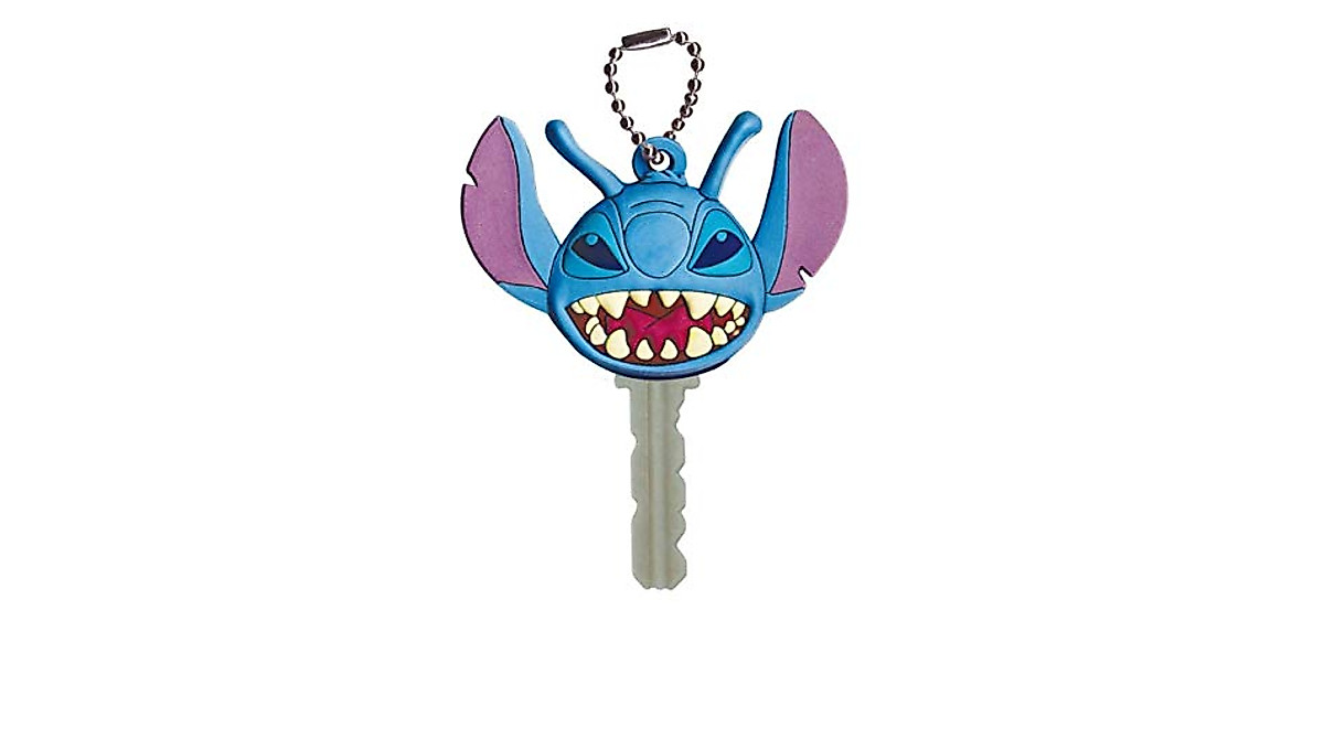 Disney Stitch Laser Cut Keyring - Colorful Key Holder