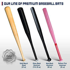 Aluminum Baseball Bat - 28 Inch 13 Oz - Ultra-Lightweight Fungo Bat for Softball, Home Defense, Training, Security, and Protection - KOTIONOK