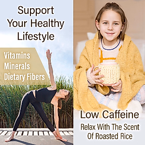 Genmaicha green tea with Matcha, roasted brown rice tea, Low caffeine, Japanese Tea, 3g×60 tea bags【YAMASAN】