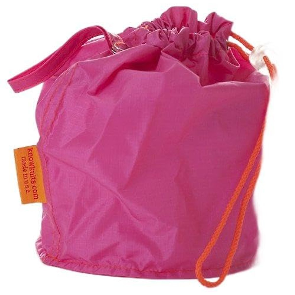 Pink Medium GoKnit Pouch Project Bag w/Loop & Drawstring
