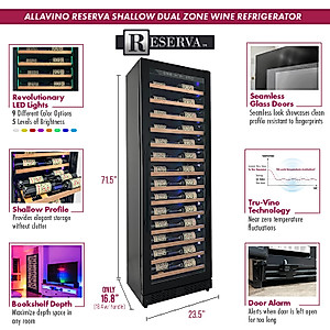 Allavino VSW6771S-1BR-WD Wine Refrigerator, Right Hinge