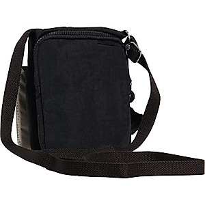 Kipling Women's New Eldorado Minibag, Lightweight Crossbody, Nylon Travel Bag (Small, Black Tonal)