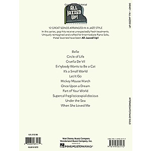 Disney - All Jazzed Up!: Intermediate Piano Solos